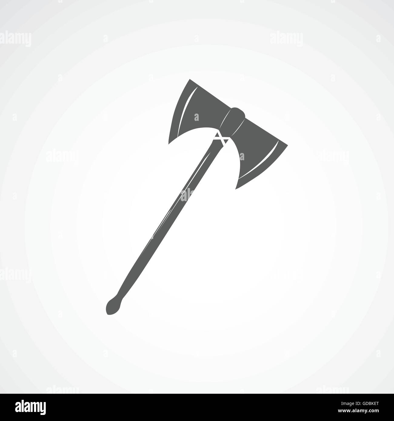 Axe with two sharp blades Stock Vector Image & Art - Alamy