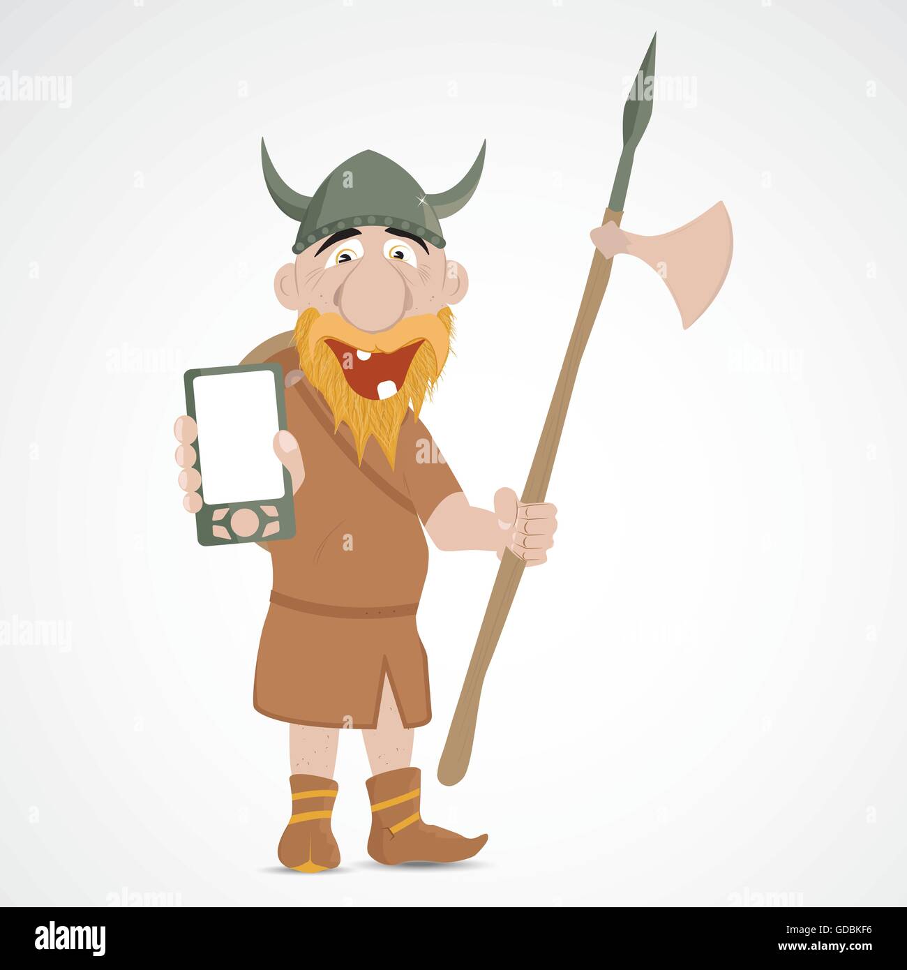 Funny cartoon viking hi-res stock photography and images - Alamy