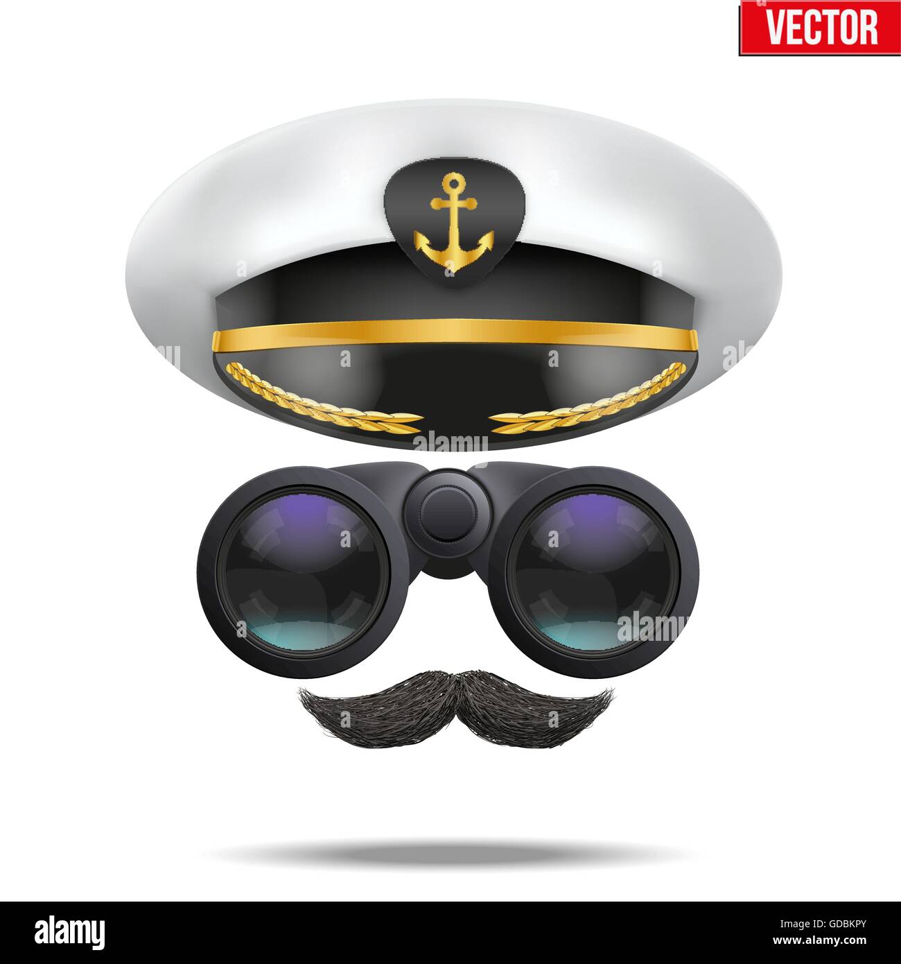 Symbol of the sea captain Stock Vector Image & Art - Alamy