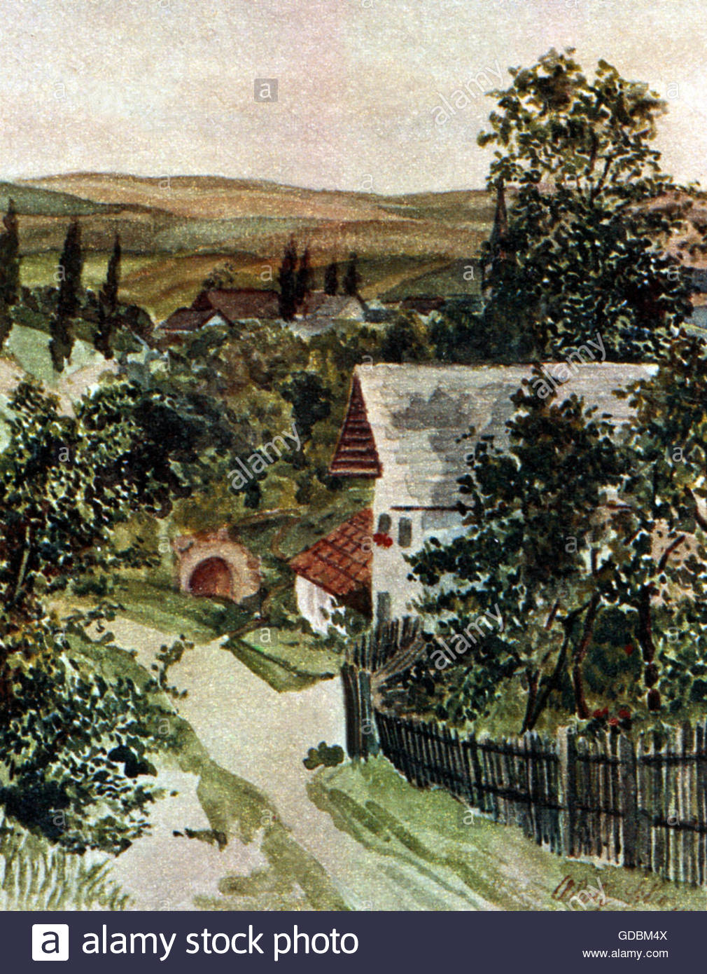 Watercolour Landscape Stock Photos & Watercolour Landscape Stock Images ...