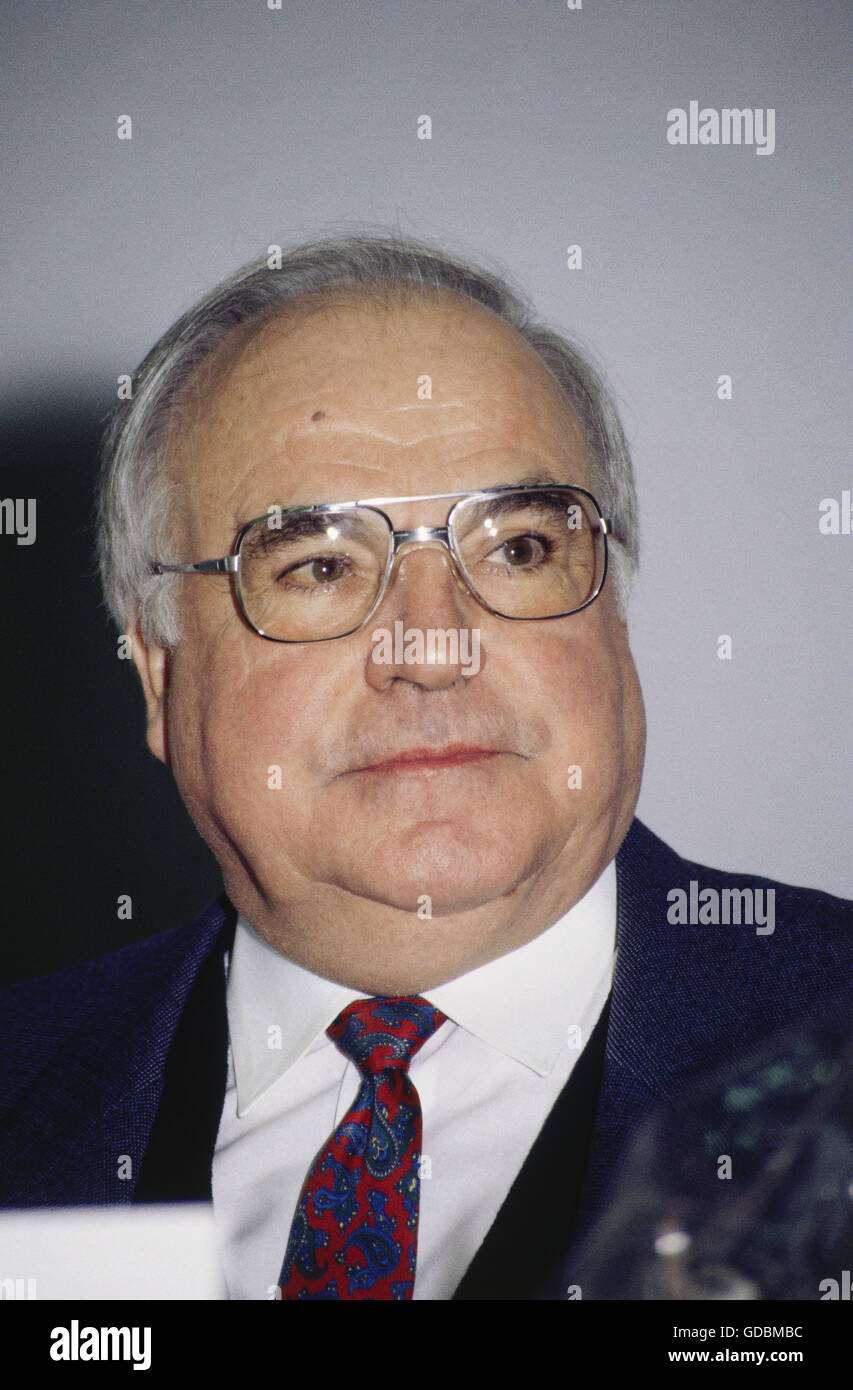 Kohl, Helmut, * 3.4.1930, German politician (CDU), Federal Chancellor 4 ...