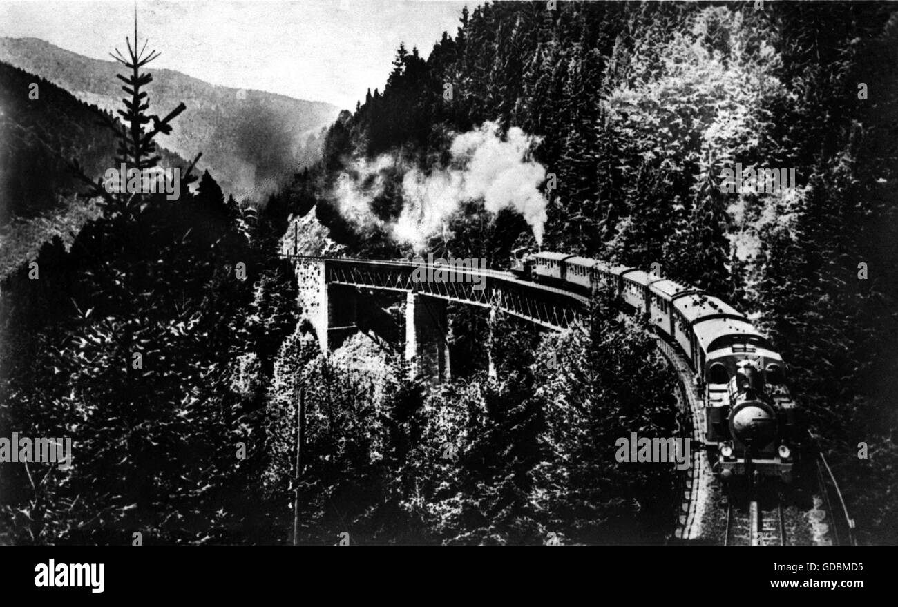 transport / transportation, railway, route, Hoellental Railway ...