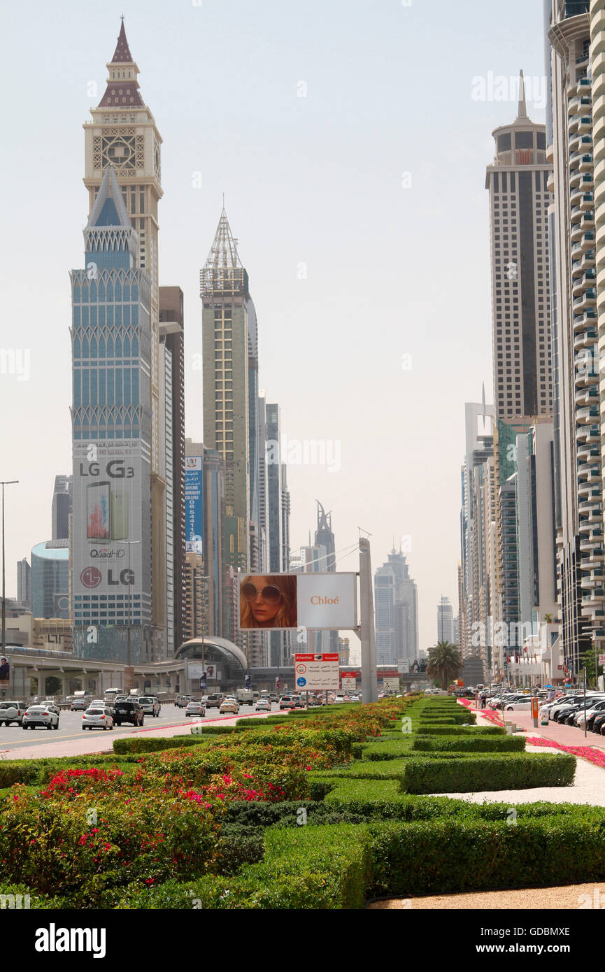 Sheikh Zayed Road Dubai United Arab Emirates at Rachel Enderby blog