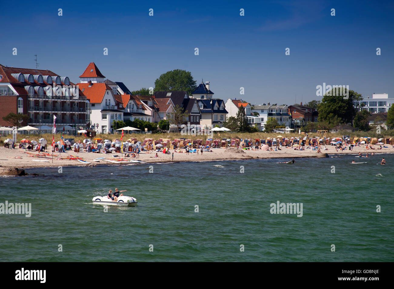 each of Niendorf, Timmendorfer Strand, Lubeck Bay, Baltic Sea ...