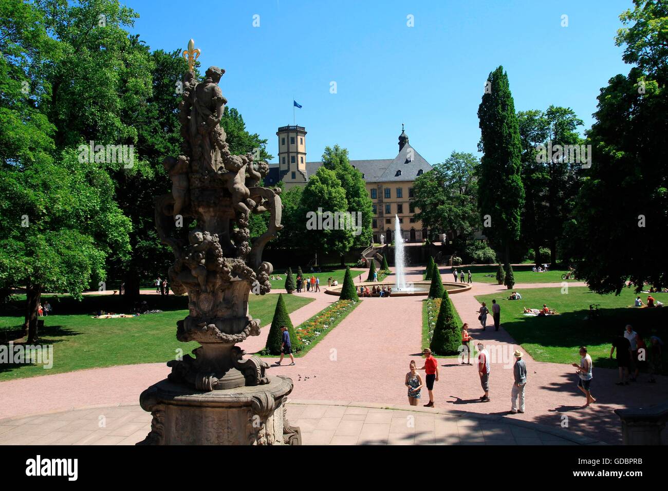 City castle, Fulda, Hessen, Germany Stock Photo - Alamy
