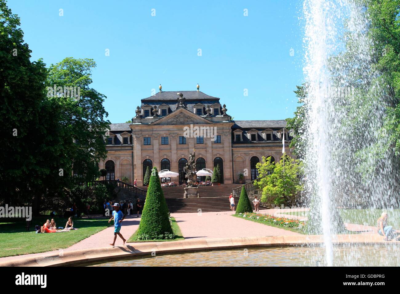 City castle, Fulda, Hessen, Germany Stock Photo - Alamy