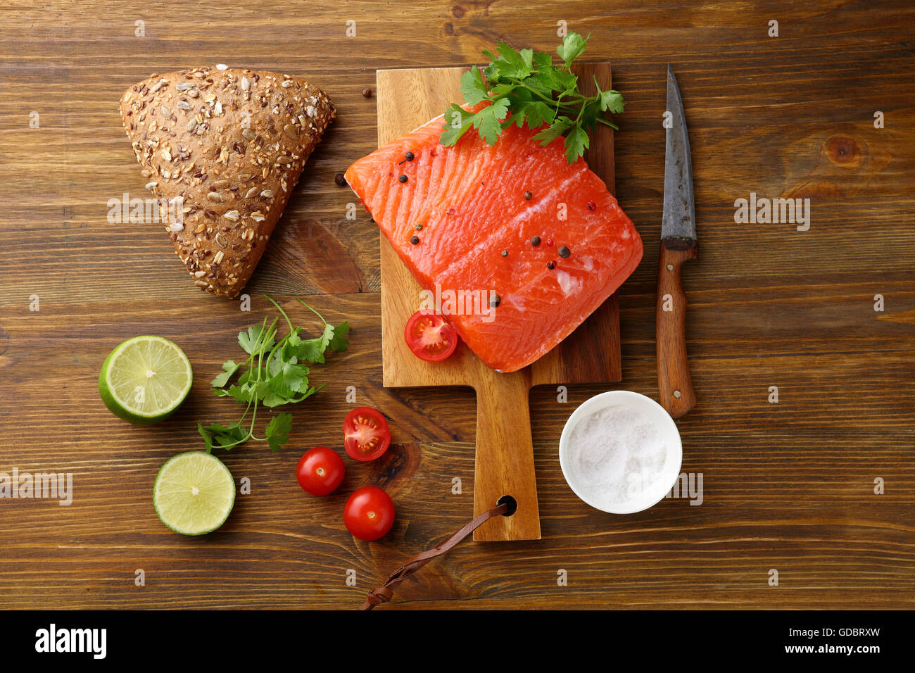 raw healthy lifestyle cooking ingredients, food above Stock Photo - Alamy