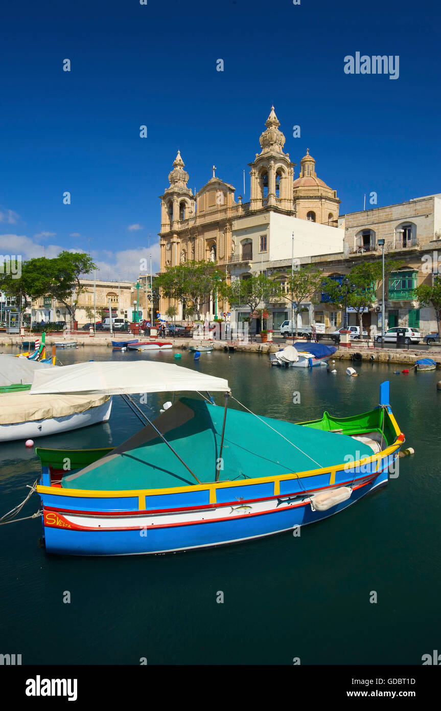 Msida creek harbour hi-res stock photography and images - Alamy