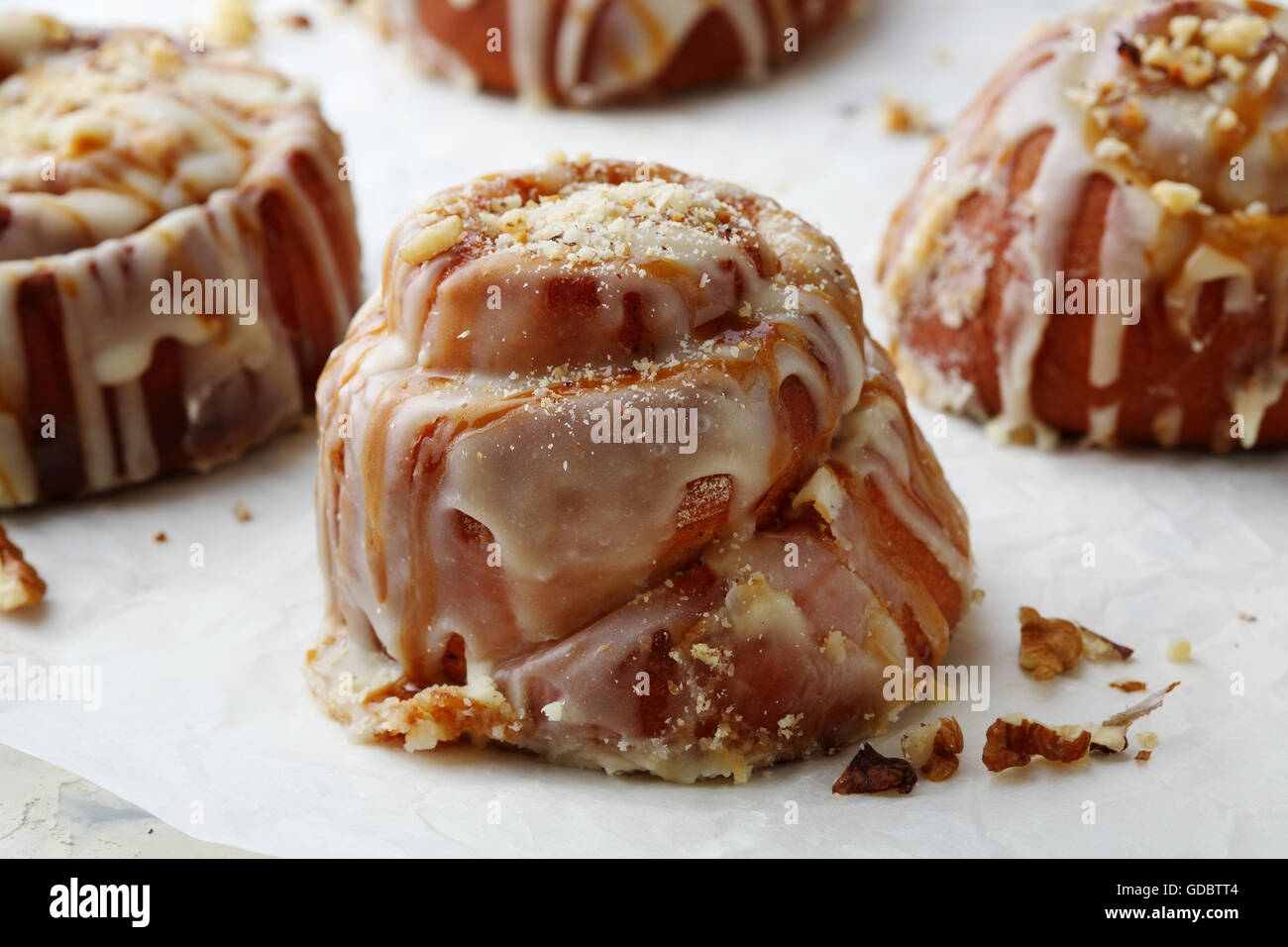Buns with nuts hi-res stock photography and images - Alamy