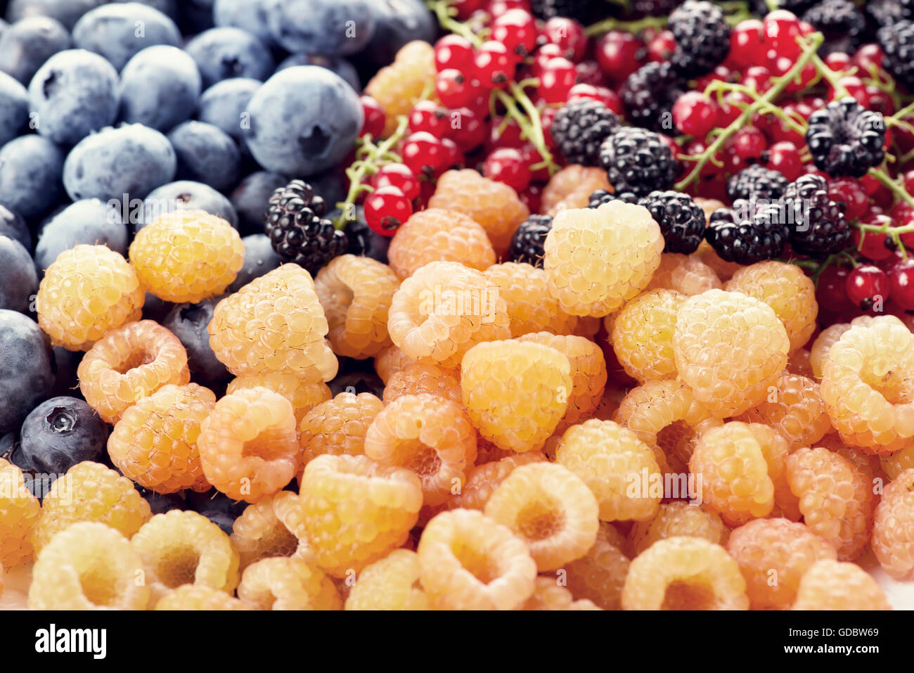 Assortment fresh ripe berries hi-res stock photography and images - Alamy