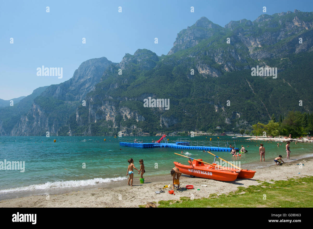 Lake garda riva italy beach hi-res stock photography and images - Alamy