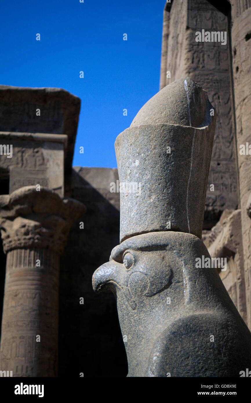 Horus Temple, Edfu, Egypt Stock Photo - Alamy