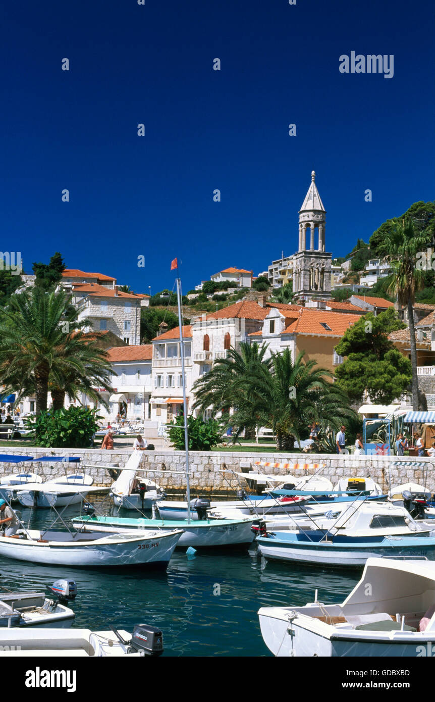 Hvar-Town, Hvar Island, Dalmatia, Croatia Stock Photo - Alamy