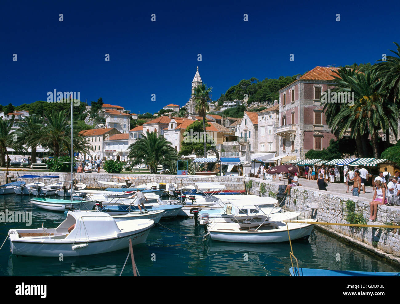 Hvar-Town, Hvar Island, Dalmatia, Croatia Stock Photo - Alamy