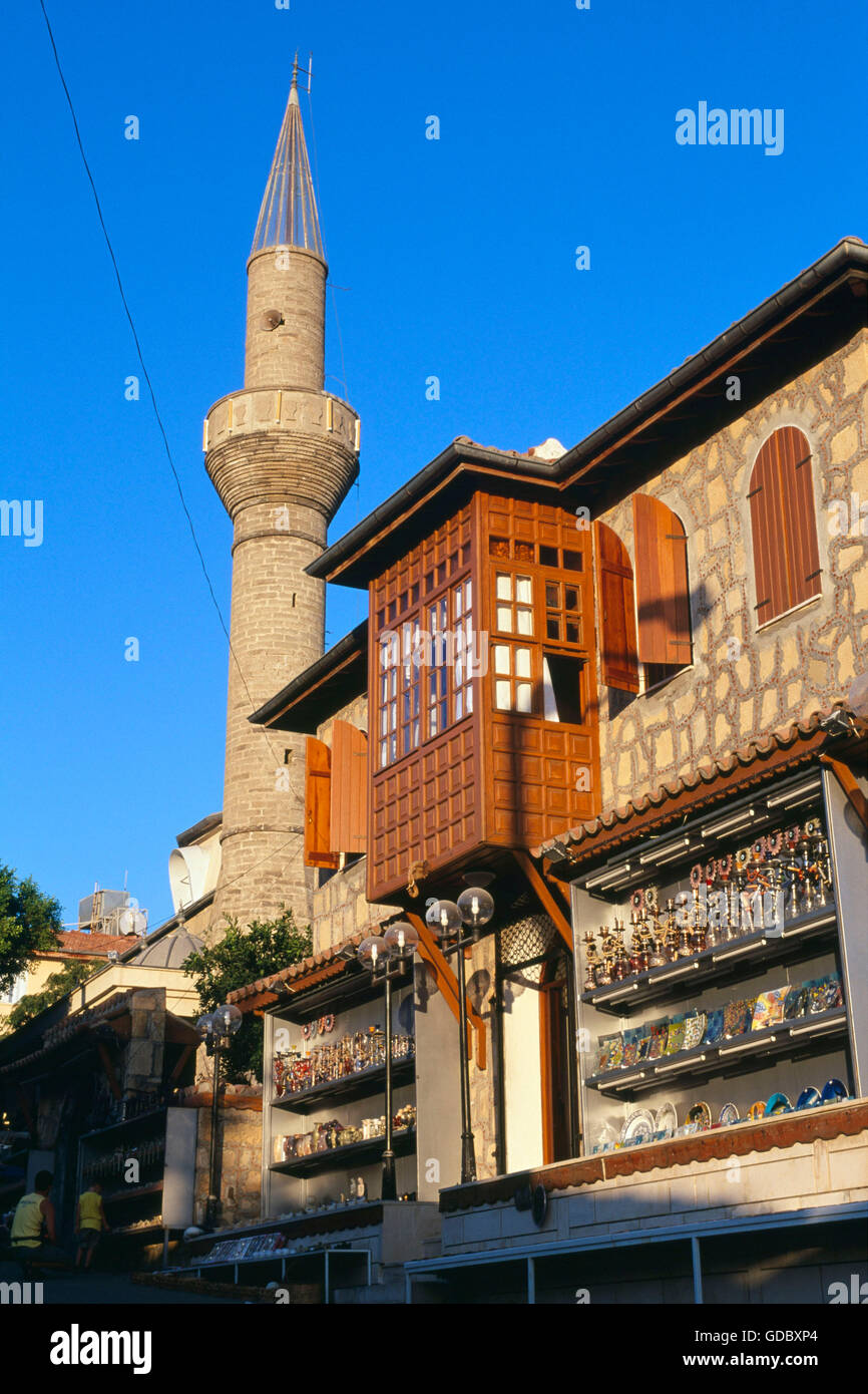 Mosque in Side, Turkish Riviera, Turkey Stock Photo - Alamy