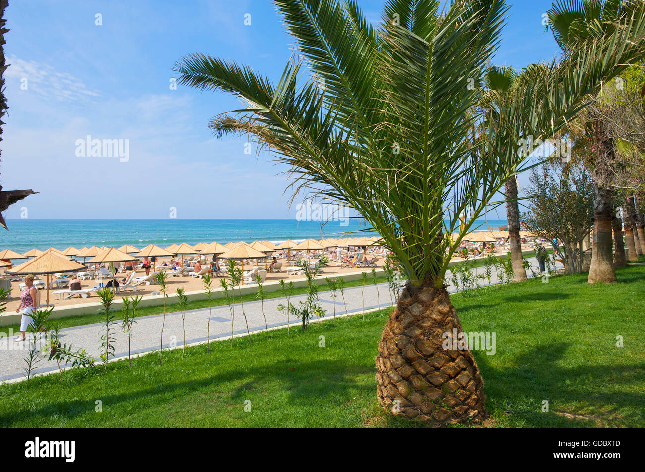Beach of Side, Turkish Riviera, Turkey Stock Photo - Alamy