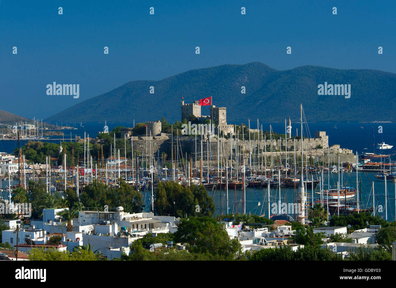 Bodrum, Turkish Aegean Coast, Turkey Stock Photo - Alamy
