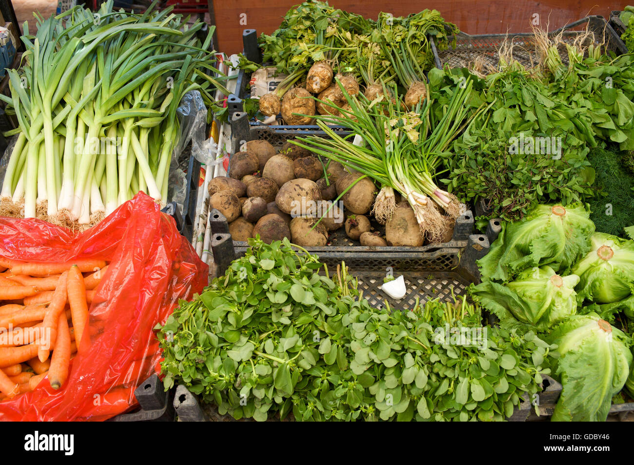 Fruits, Market of Fethiye, Turkish Aegean Coast, Turkey Stock Photo - Alamy