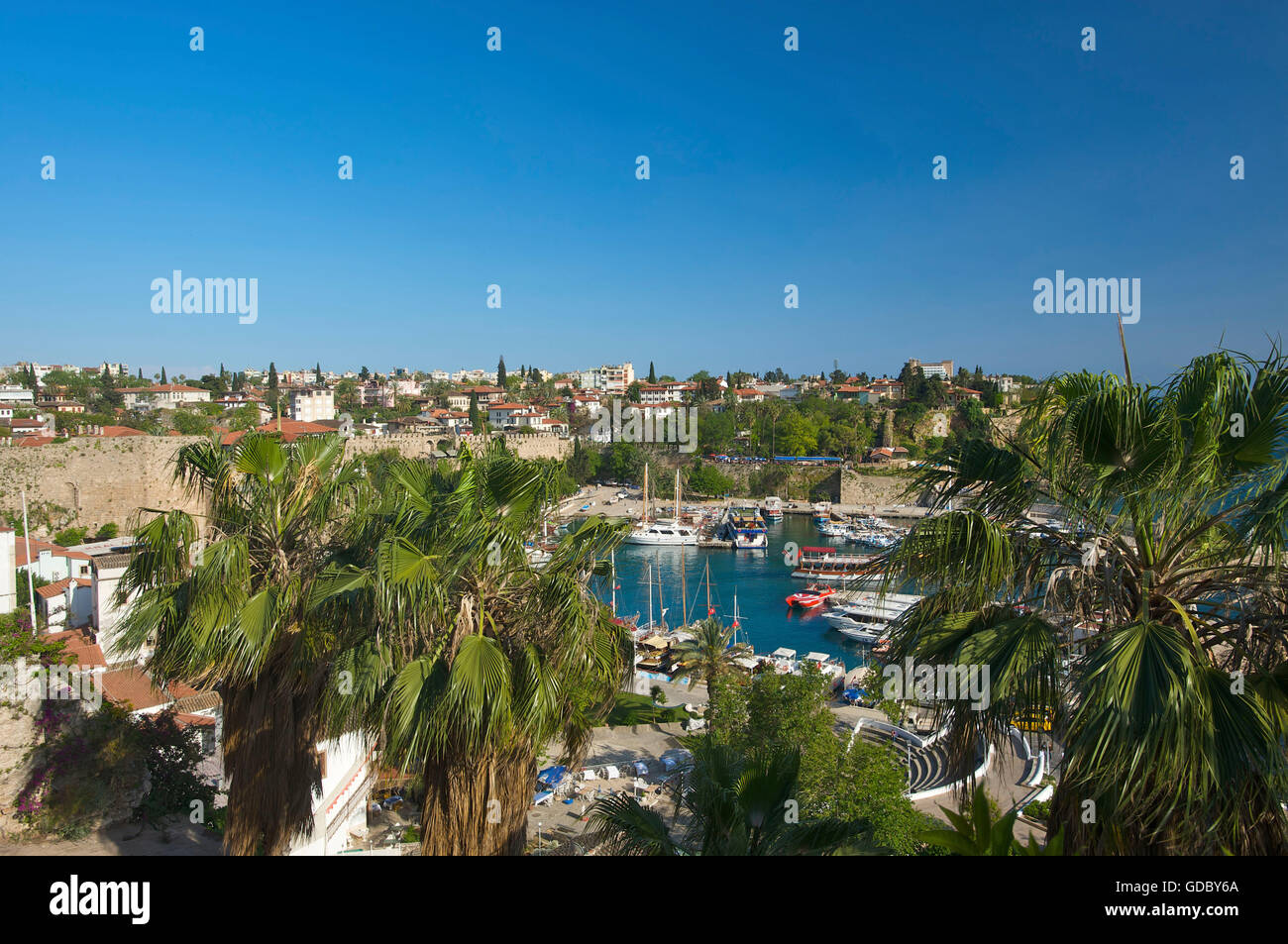 Harbour of Antalya, Turkish Riviera, Turkey Stock Photo - Alamy