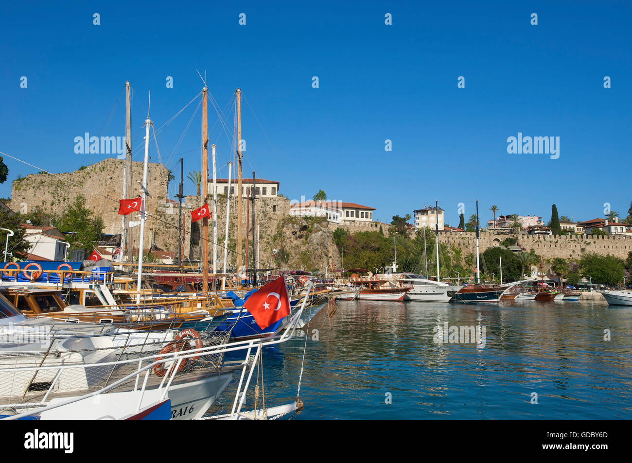 Harbour, Antalya, Turkish Riviera, Turkey Stock Photo - Alamy