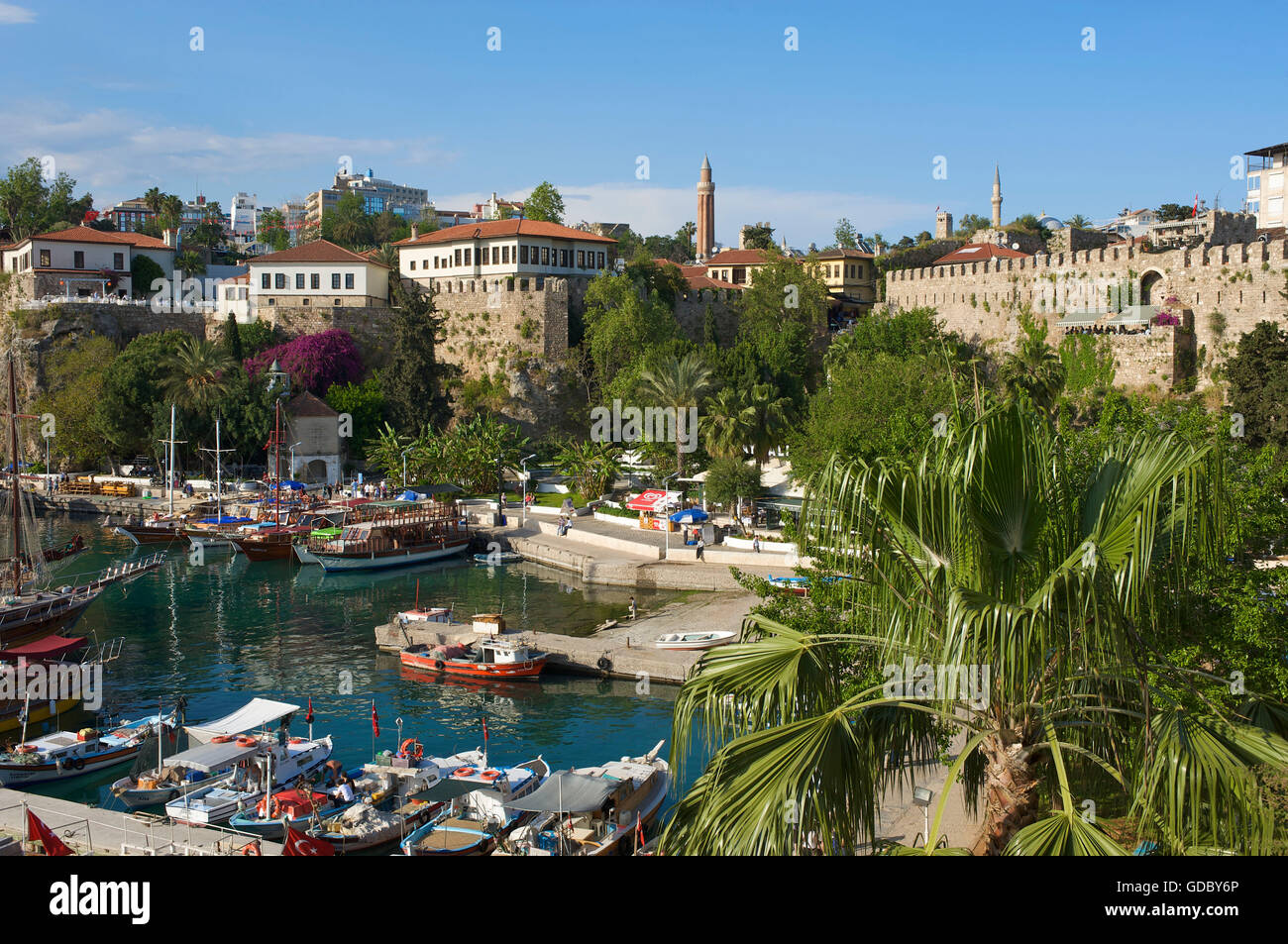 Harbour of Antalya, Turkish Riviera, Turkey Stock Photo - Alamy