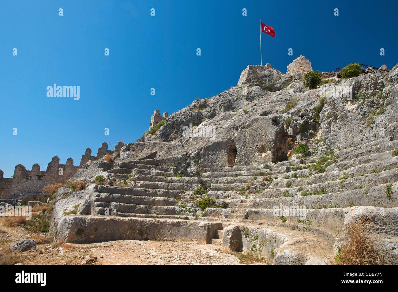 Turkish castle hi-res stock photography and images - Alamy