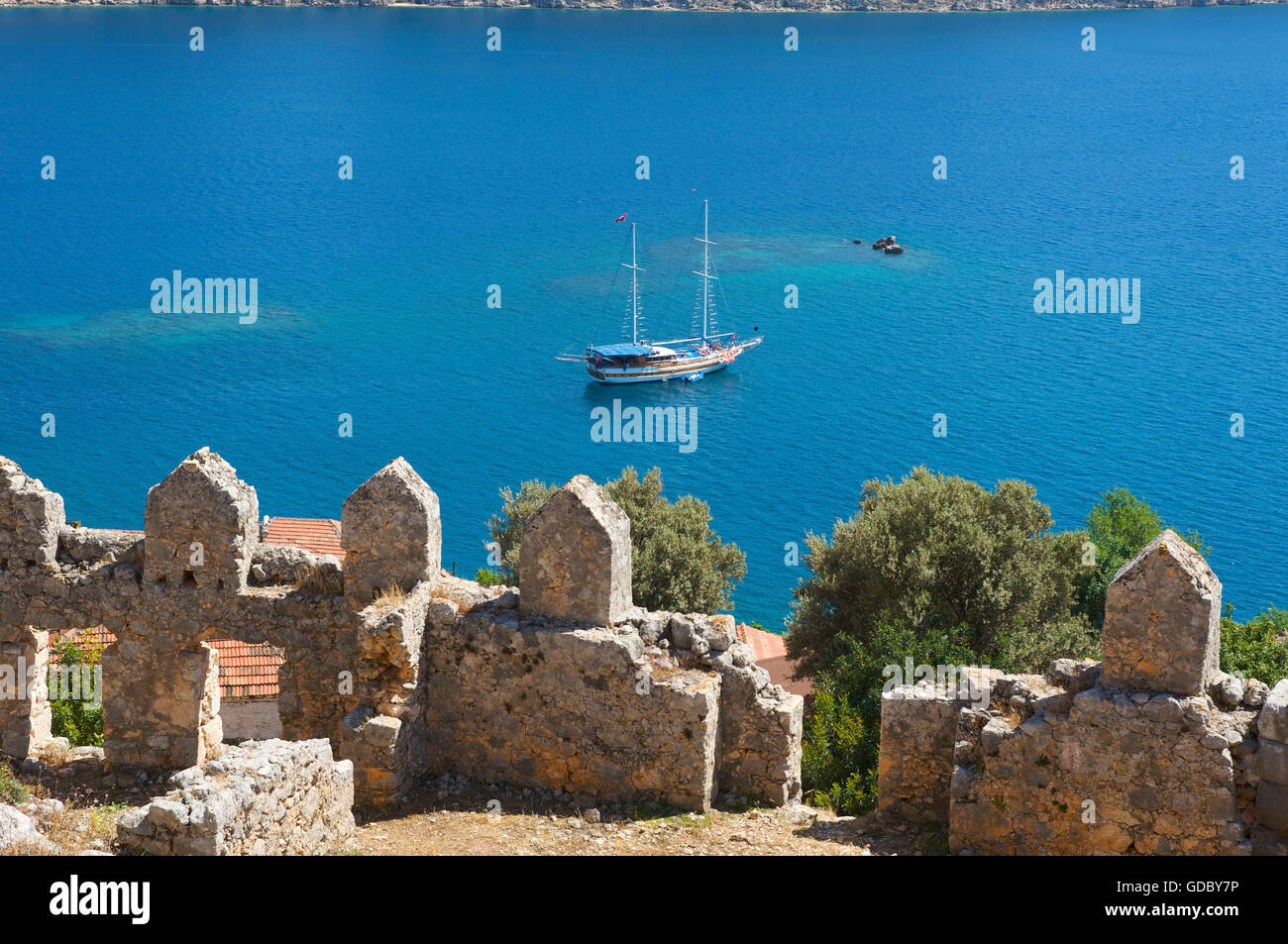Simena castle hi-res stock photography and images - Alamy