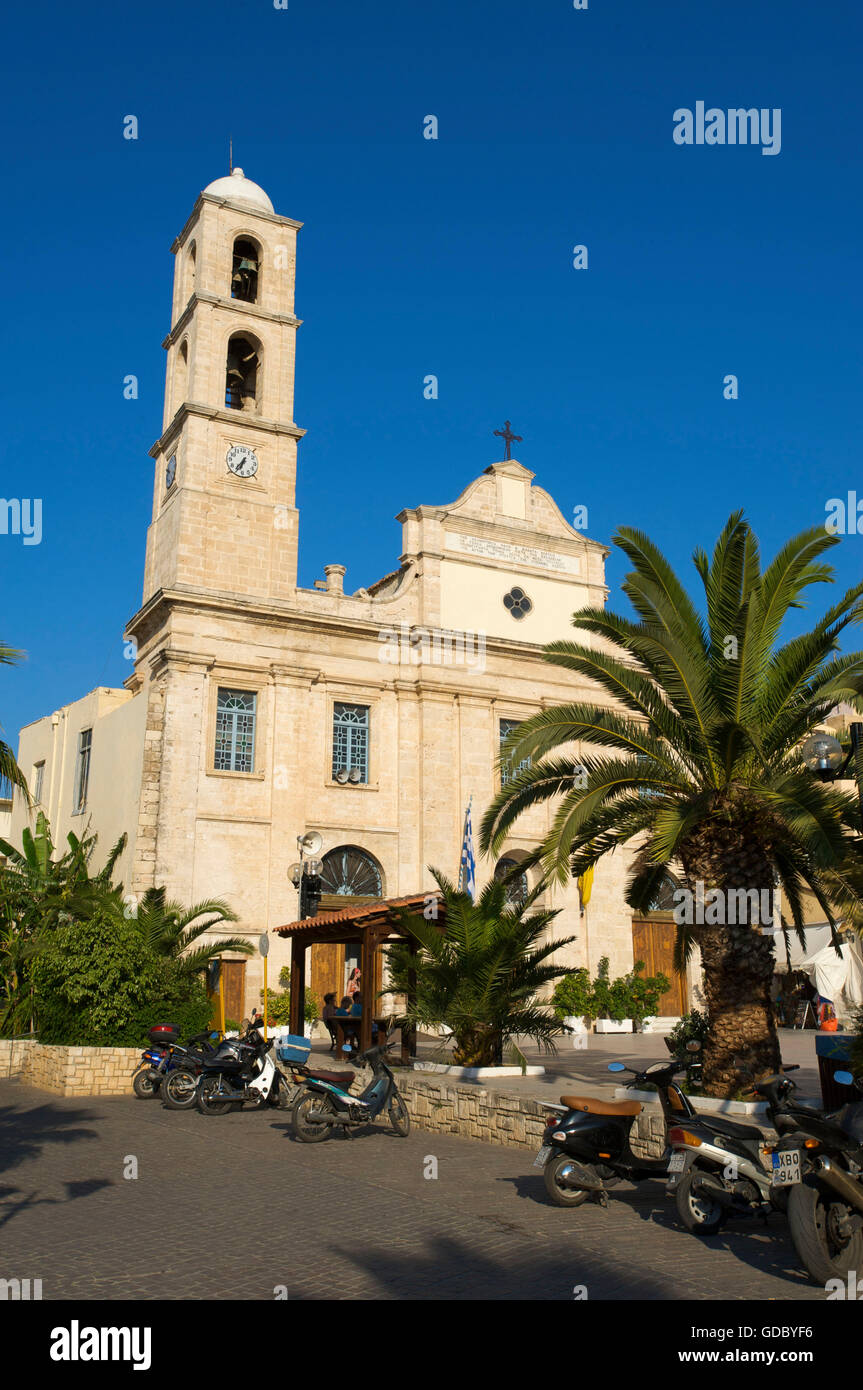 Church in Chania, Crete, Greece Stock Photo - Alamy