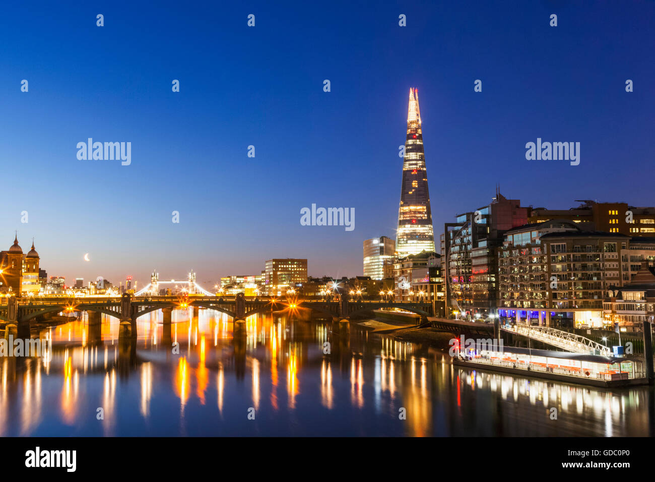England,London,Thames River and London Skyline at Dawn Stock Photo - Alamy