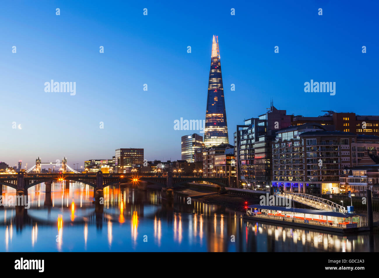 England,London,Thames River and London Skyline at Dawn Stock Photo - Alamy