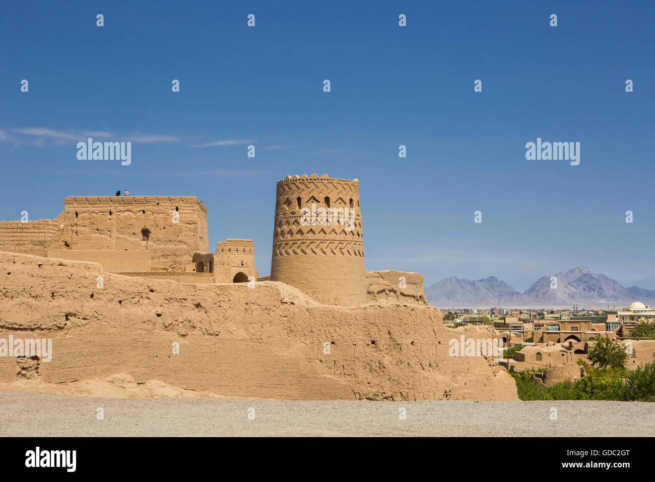 Iran,Meybod City,Narin Castle Stock Photo - Alamy