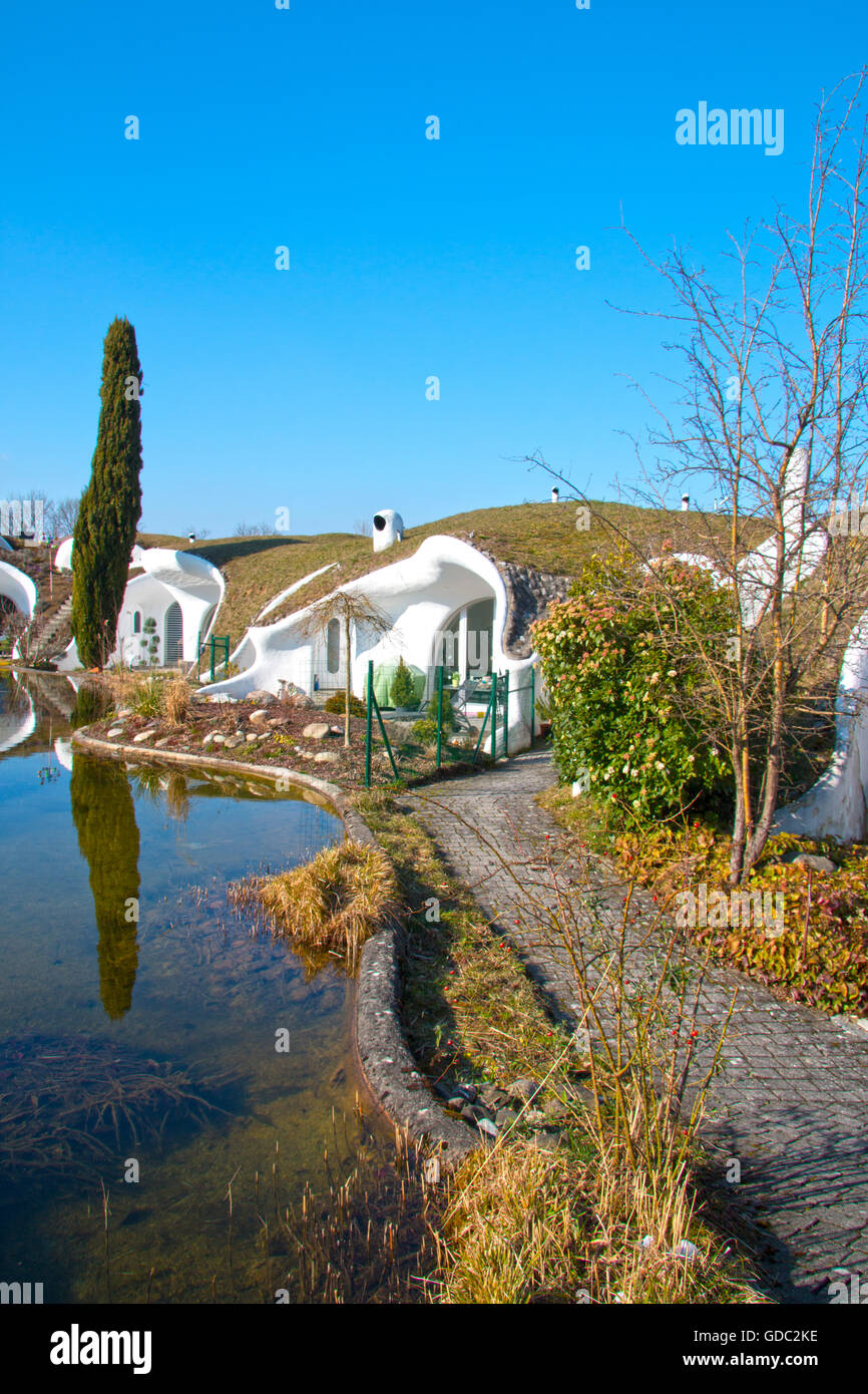 Earth houses by Peter Vetsch Stock Photo - Alamy