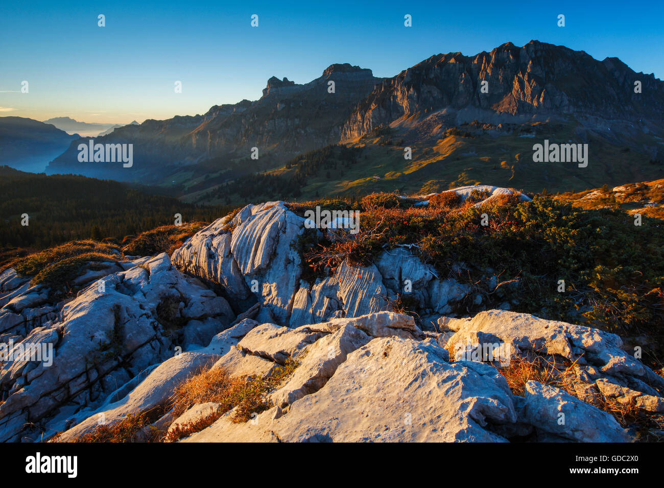 Karstland,Karst country,in the Pragelpass,Switzerland Stock Photo - Alamy
