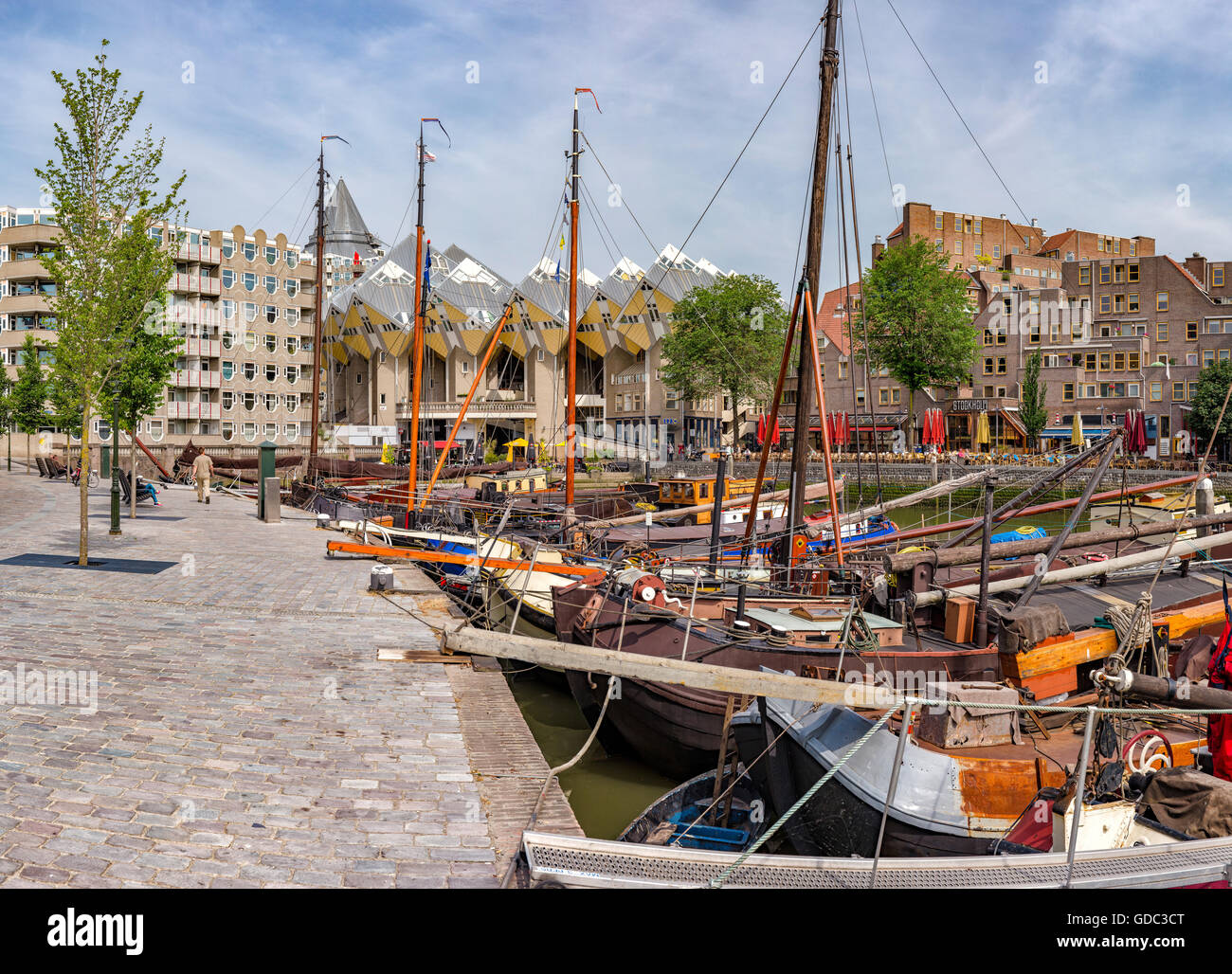 Rotterdam,Cube houses,the Old Harbour Stock Photo - Alamy