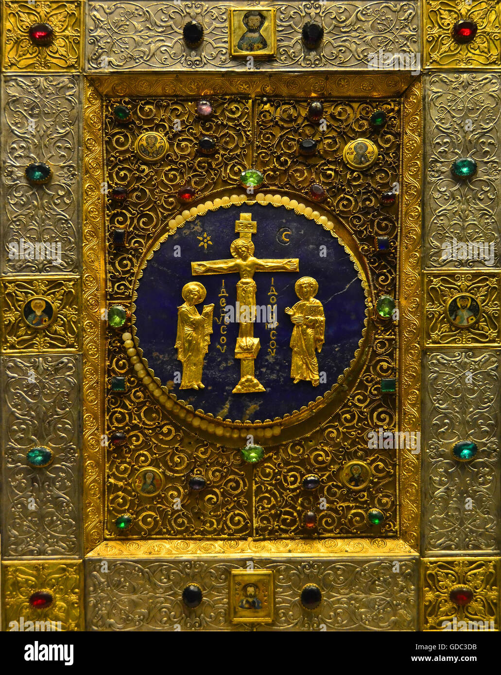 Priceless ancient byzantine gold bible hi-res stock photography and ...