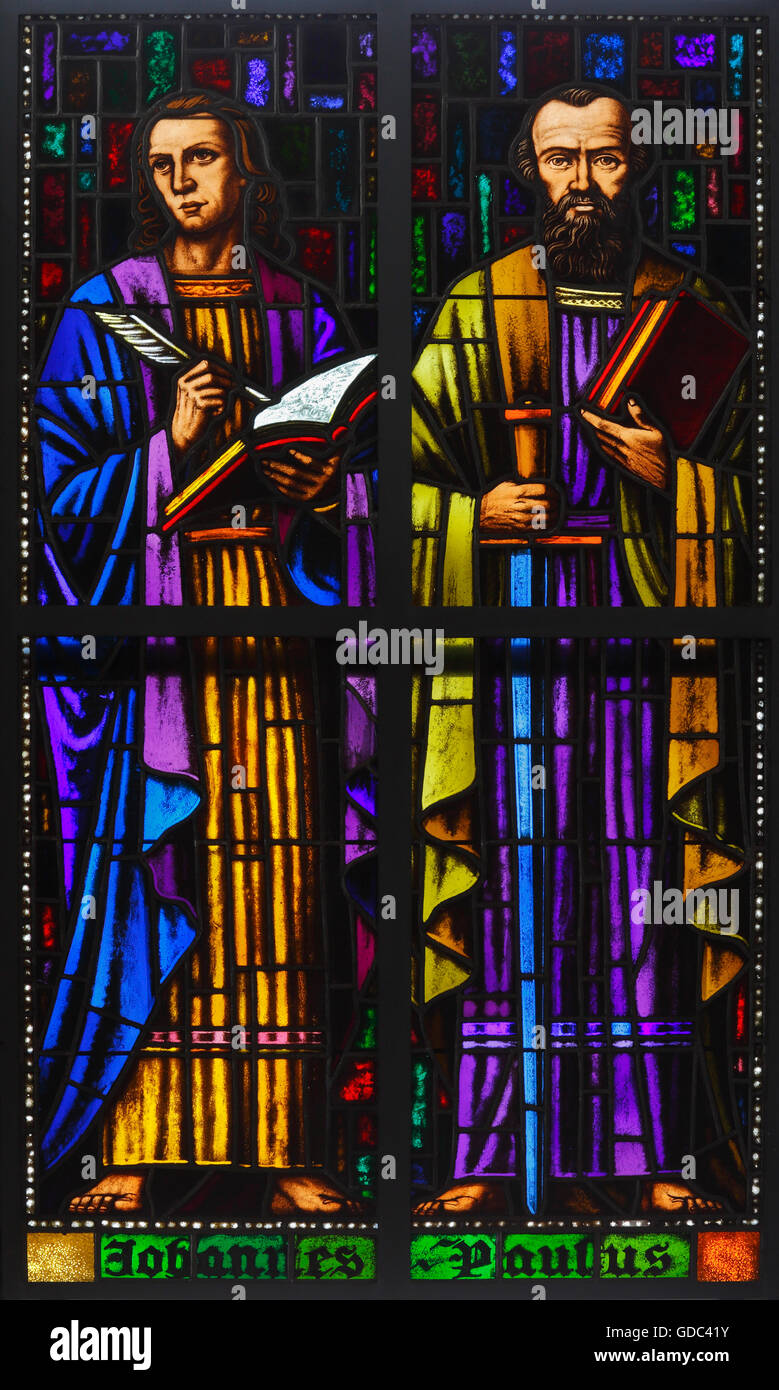 Church window,protestant church Gossau ZH,Switzerland Stock Photo - Alamy