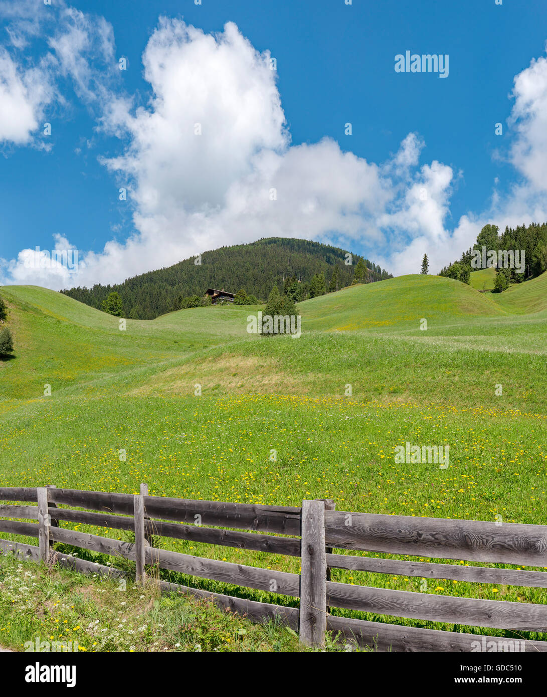 Sillian,Austria,Rolling hills at the mount Sillianberg Stock Photo - Alamy