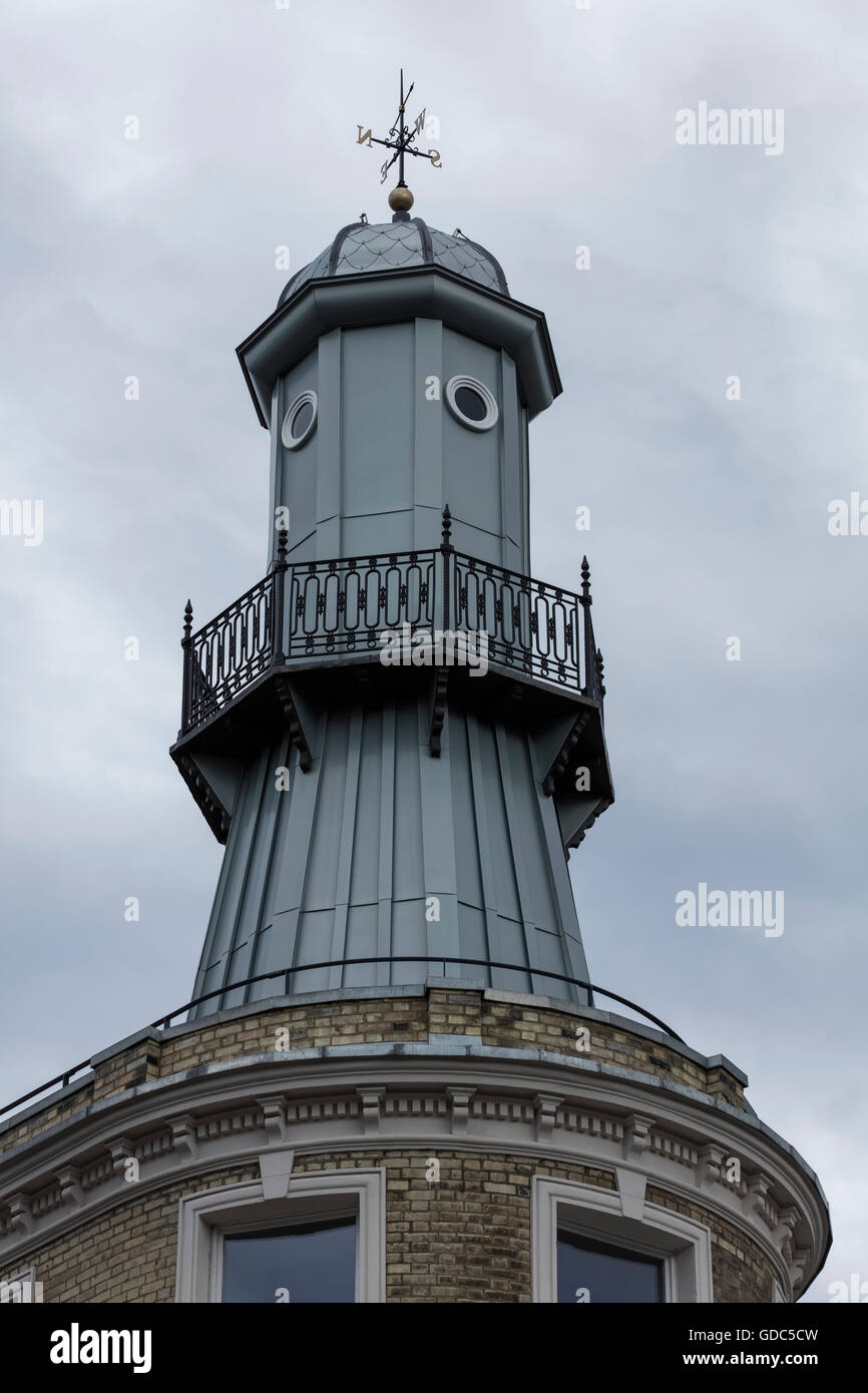 Lighthouse on the top of the Lighthouse building at Grays Inn Road near ...