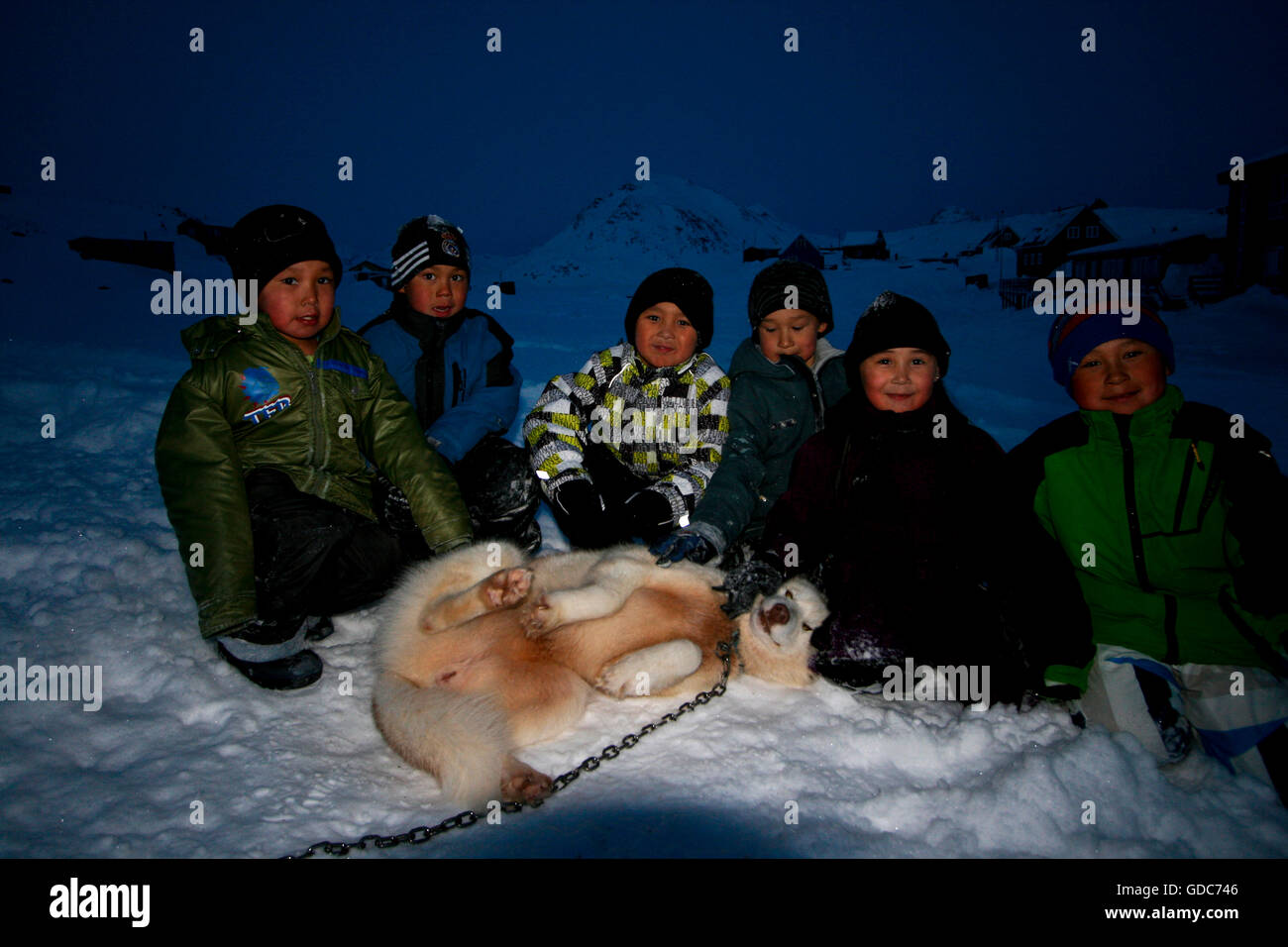 Children in greenland hi-res stock photography and images - Alamy