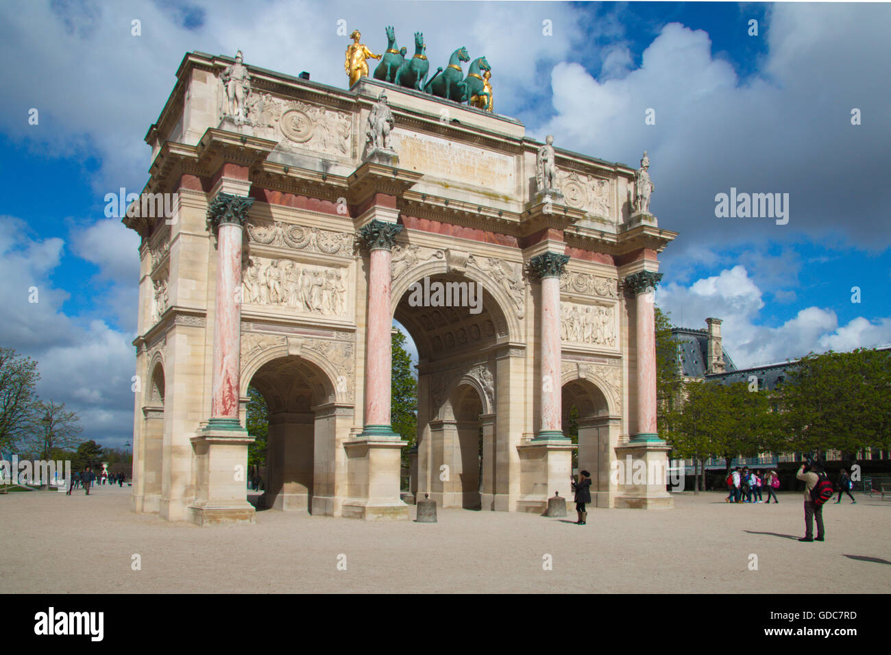 Paris,Arc de Carrousel Stock Photo - Alamy