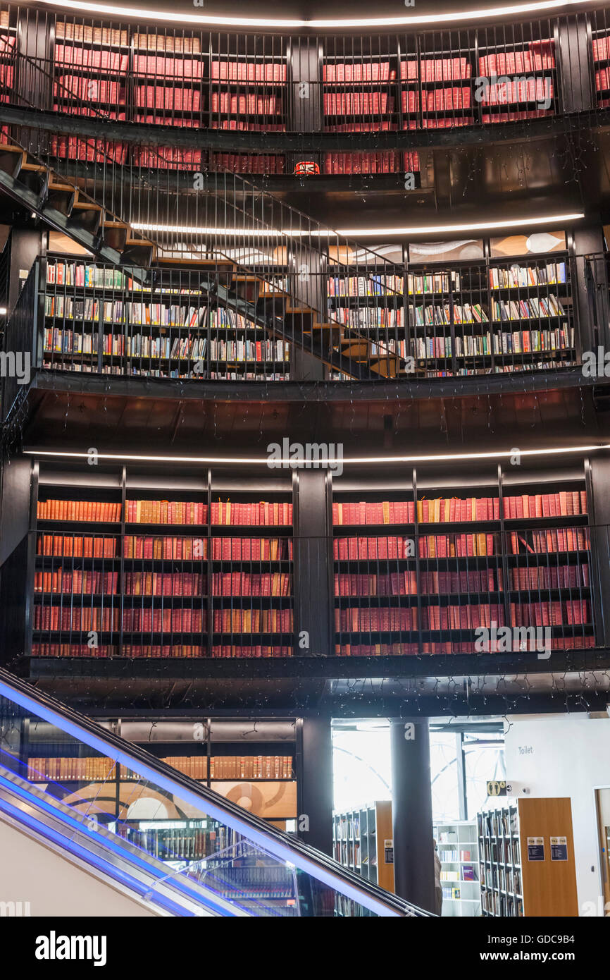 England,West Midlands,Birmingham,The Library of Birmingham,Interior ...