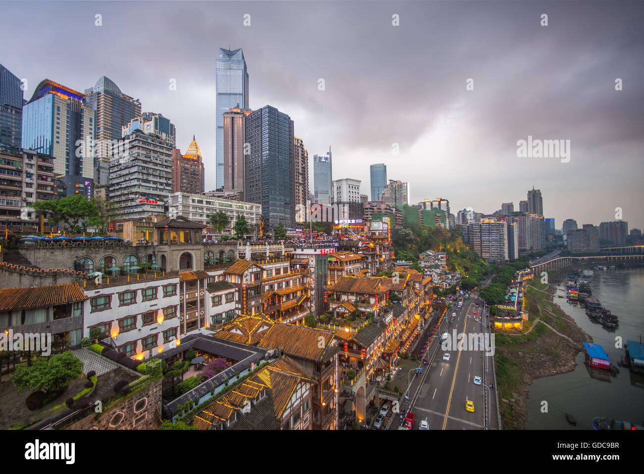 Jiefangbei hi-res stock photography and images - Alamy