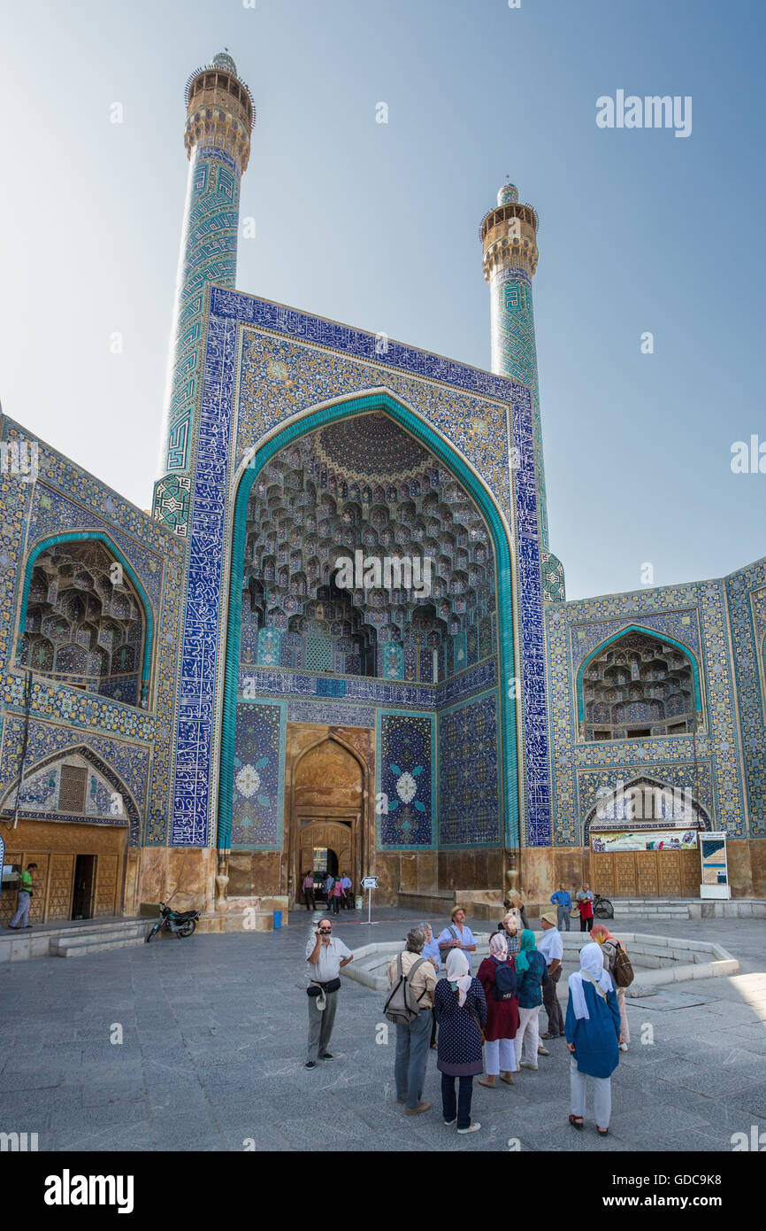Iran,Esfahan City,Naqsh-e Jahan Square,Masjed-e Shah Mosque Stock Photo ...