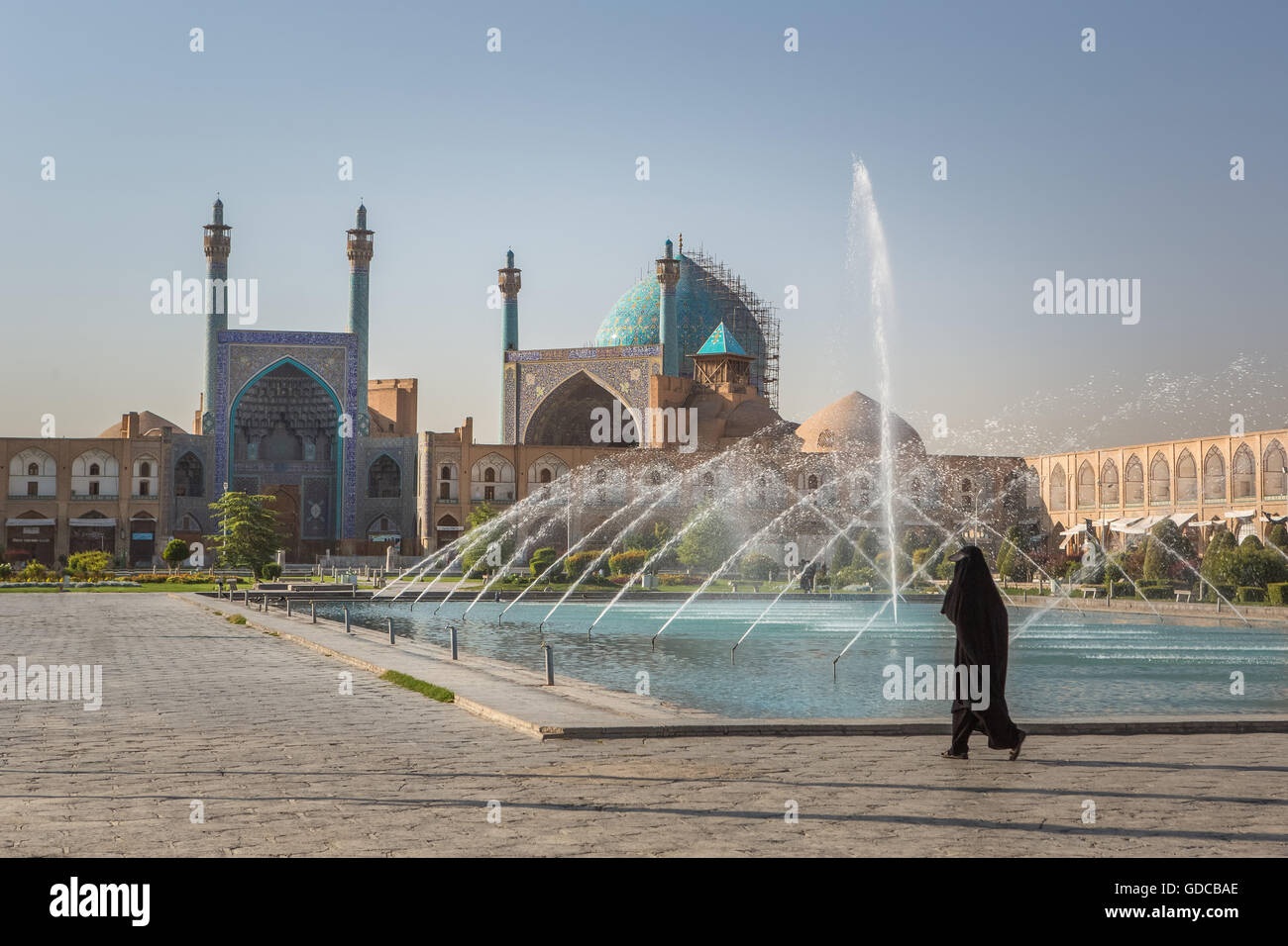 Iran,Esfahan City,Naqsh-e Jahan Square,Masjed-e Shah Mosque Stock Photo ...