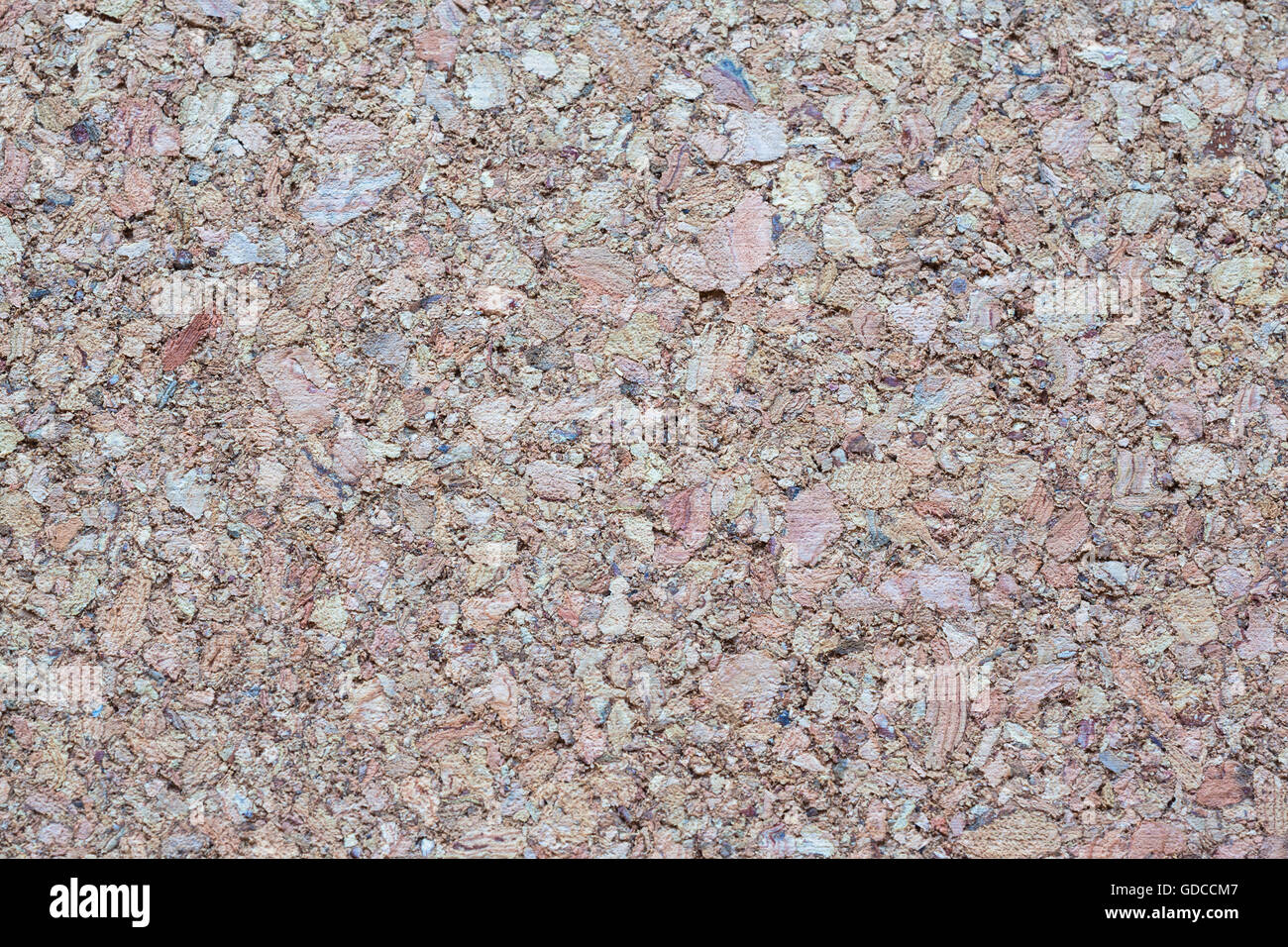 Texture of pressed wood dust board with disordered grain as background ...