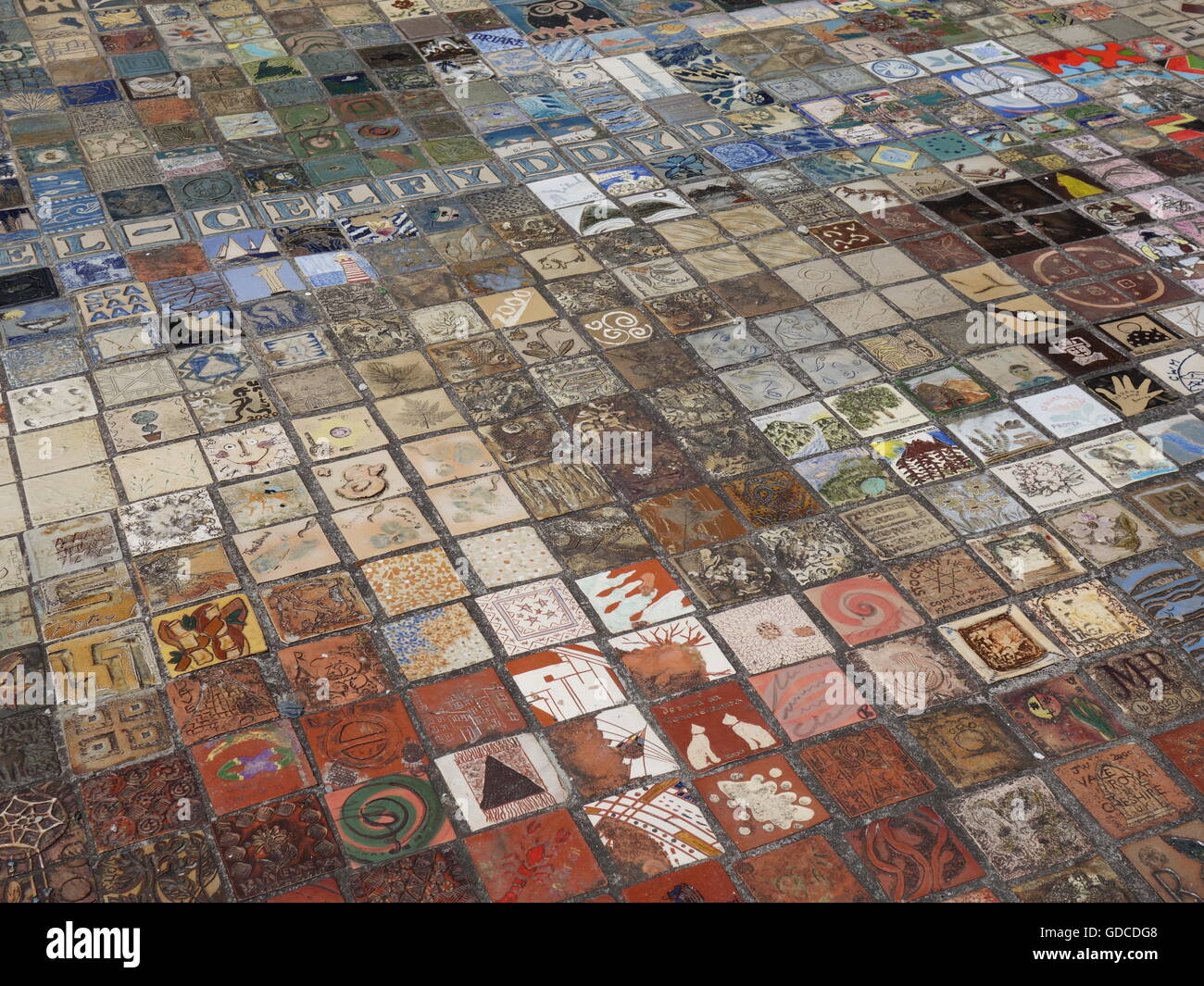 Rustic tile pattern Stock Photo - Alamy