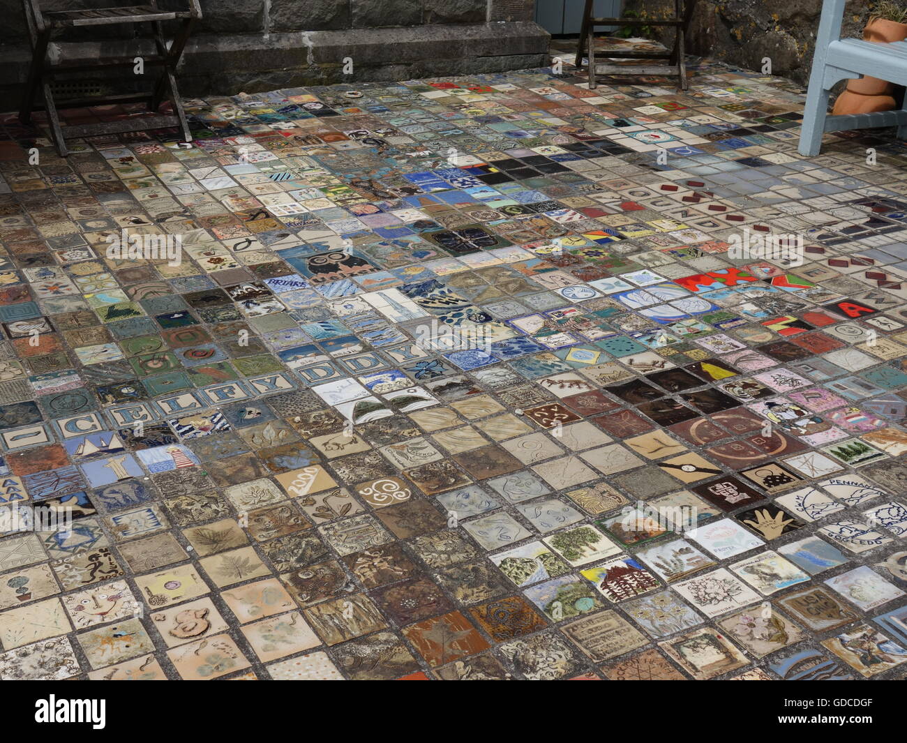 Rustic tile pattern Stock Photo - Alamy