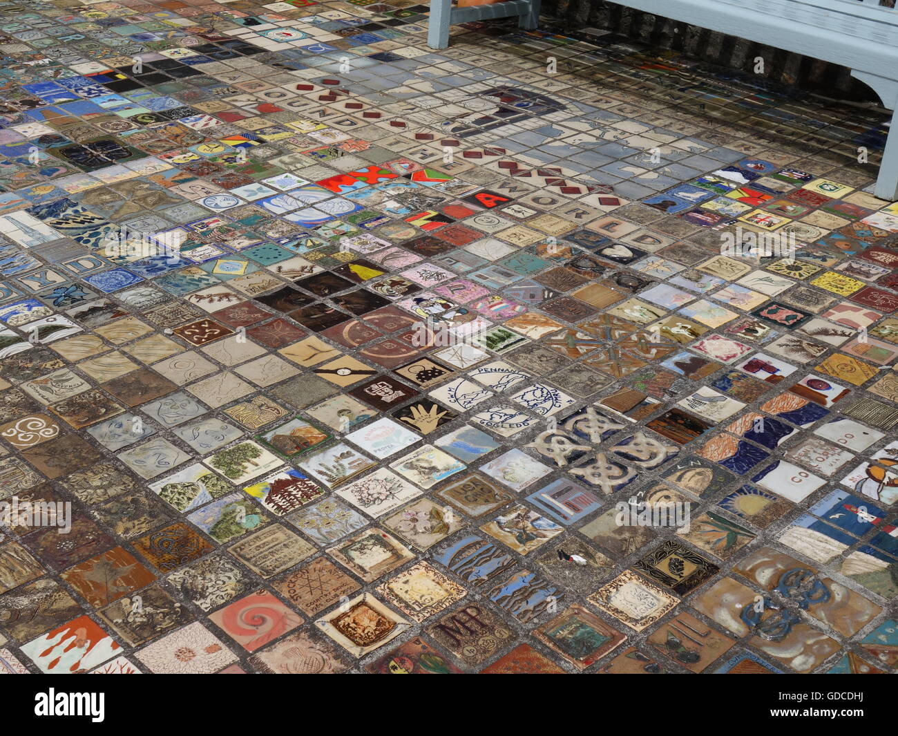 Rustic tile pattern Stock Photo - Alamy