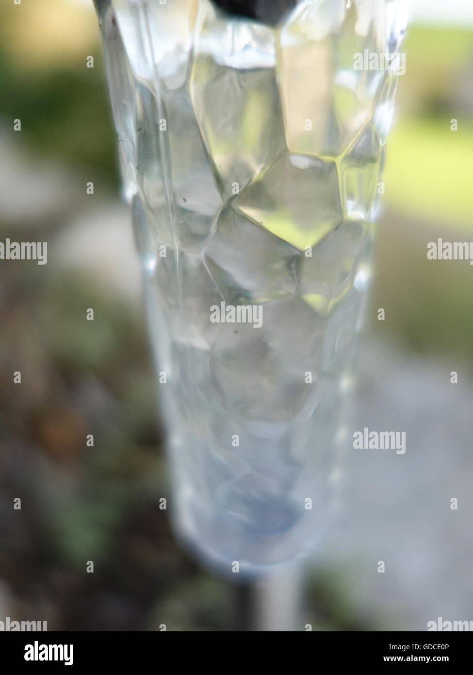 Dimpled designer Glass Stock Photo - Alamy