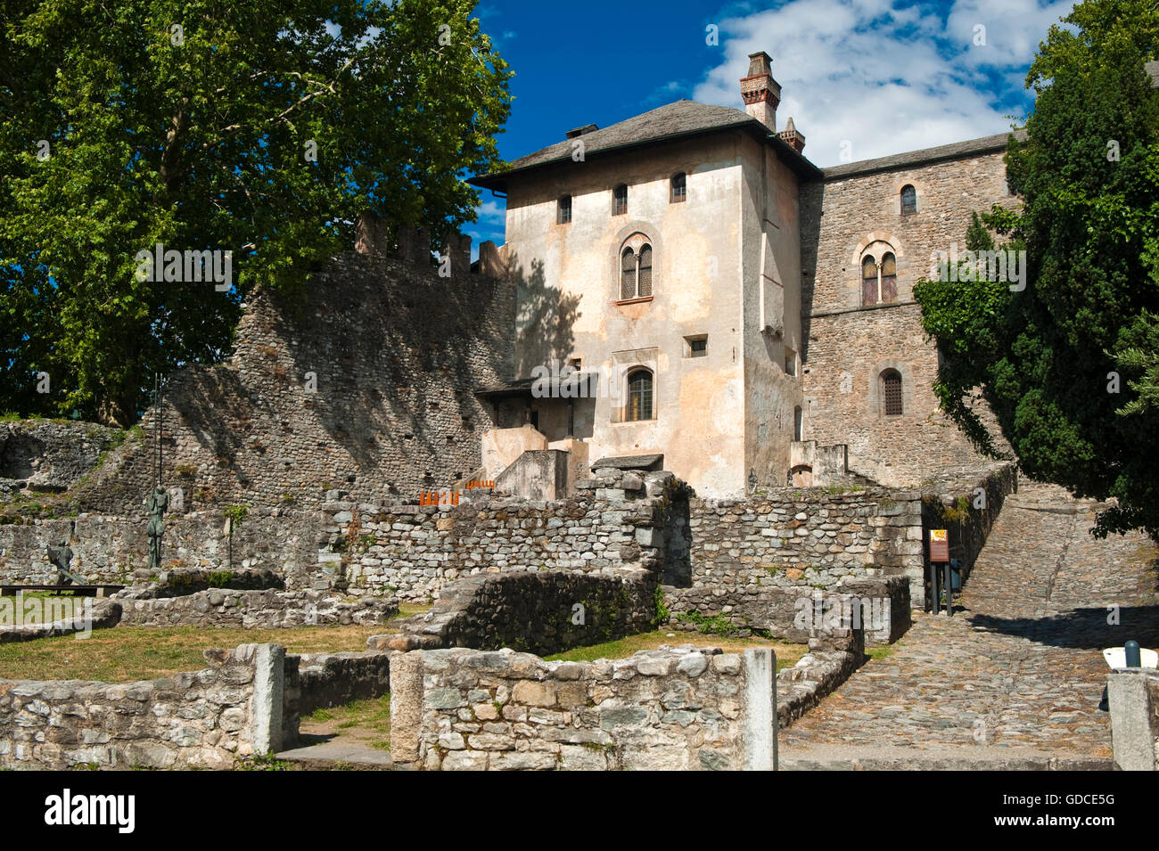 Visconteo castle hi-res stock photography and images - Alamy